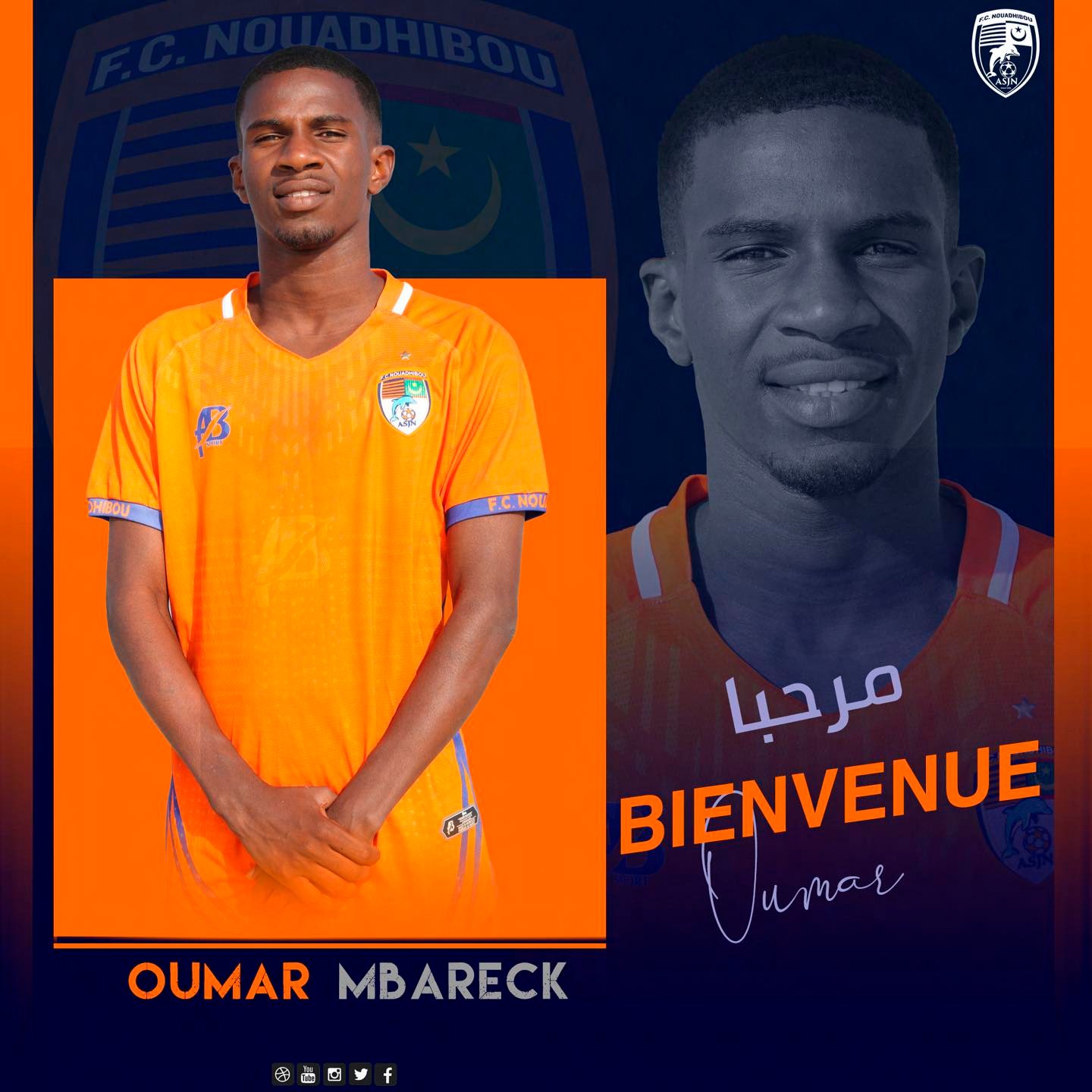 FC Nouadhibou : Oumar M’Bareck débarque